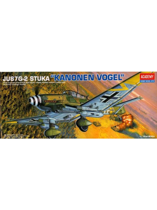 Academy 12404 Ju87G-2 Stuka Hans-Ulrich Rudel 1/72 Scale Plastic Model ...