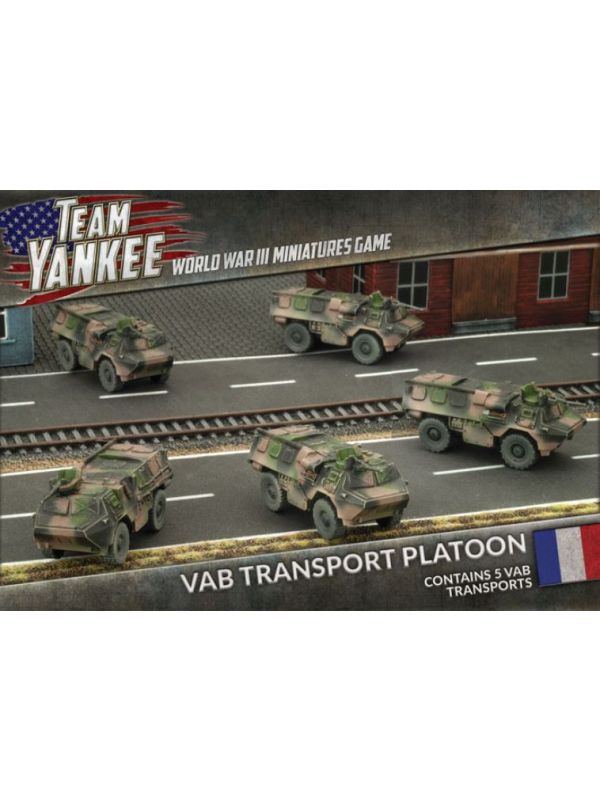 Team Yankee TFBX03 VAB Transport Platoon (5 Vehicles) Gaming Miniatures ...