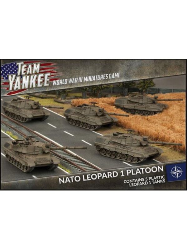 Team Yankee TNBX01 NATO Leopard 1 Tank Platoon (5 Tanks) Gaming ...