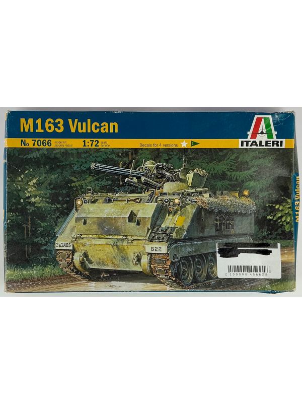 Italeri 7066 M163 Vulcan Air Defense System 1/72 Scale Plastic Model ...