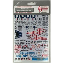 Authentic Decals 72-24 Grumman E-2C Hawkeye 1/72 Scale Model Aircraft ...